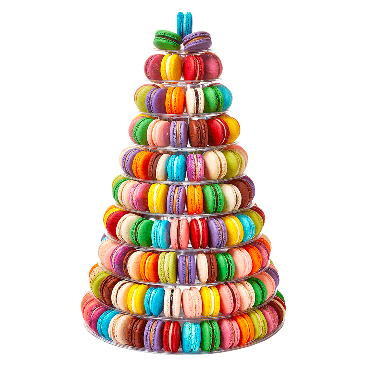 10 Tier Macaron Tower - 225 Macarons | Dana's Bakery